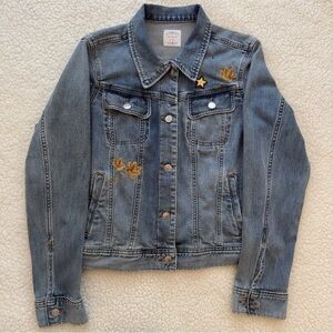 Levi's | Jackets & Coats | Ralph Lauren Denim Jacket With Handpainted ...